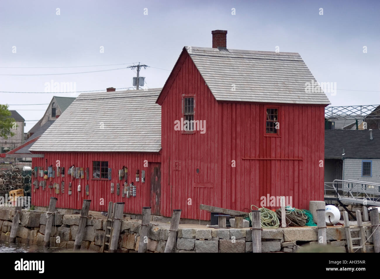 Rockport harbor, Massachusetts USA Stock Photo - Alamy
