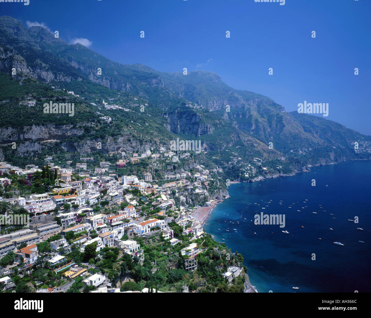 Positano fishing village Italy Stock Photo - Alamy