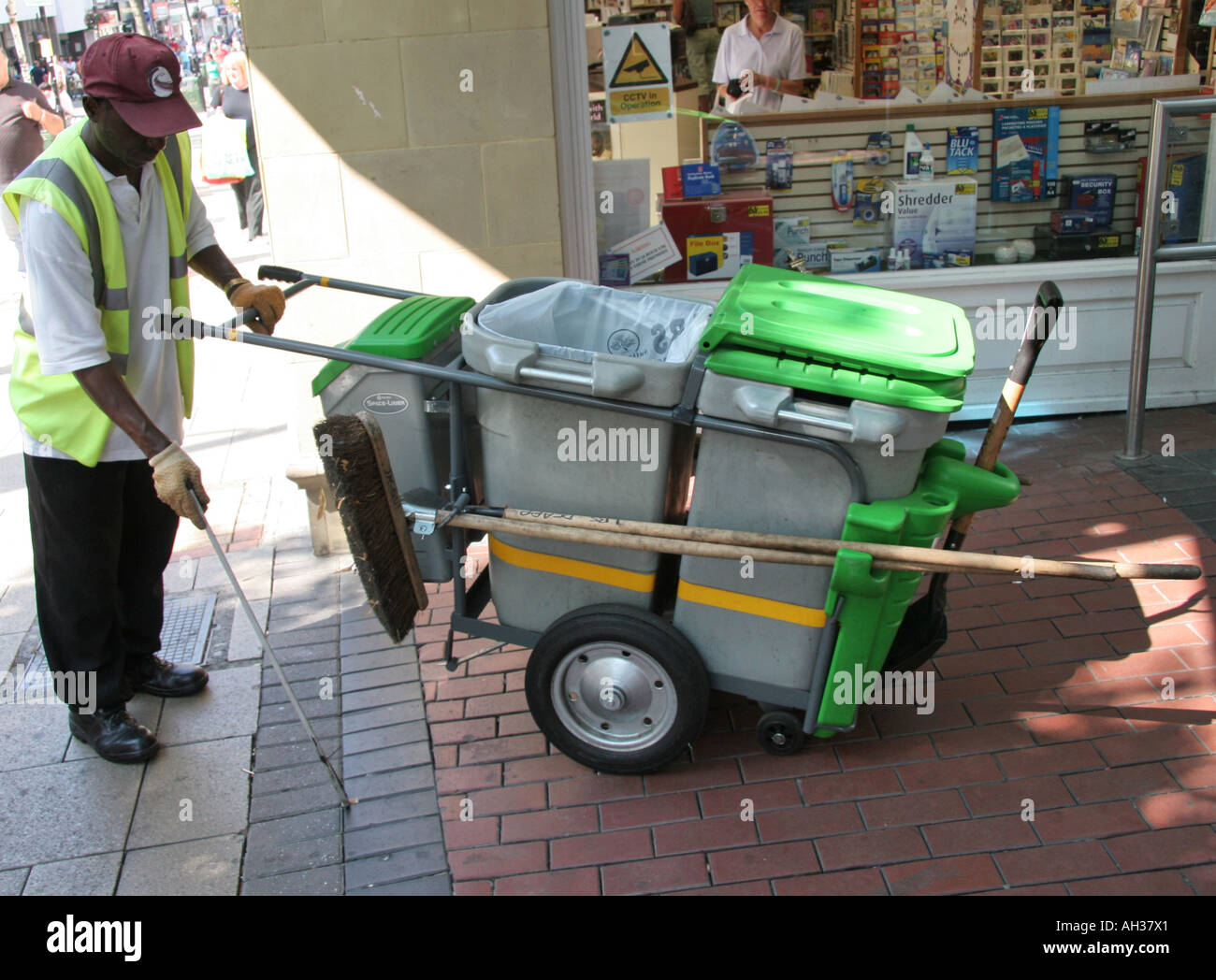 council road sweeper Stock Photo - Alamy