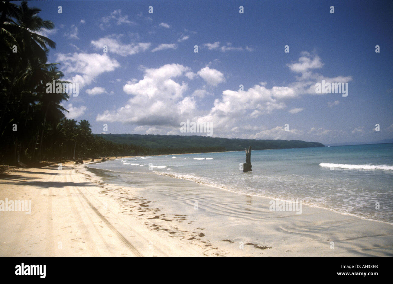 Coson Beach in Las Terrenas Dominican Republic Stock Photo - Alamy