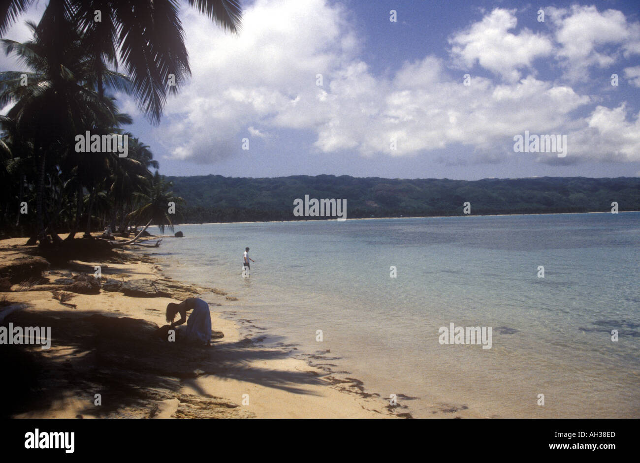 Coson Beach in Las Terrenas Dominican Republic Stock Photo - Alamy