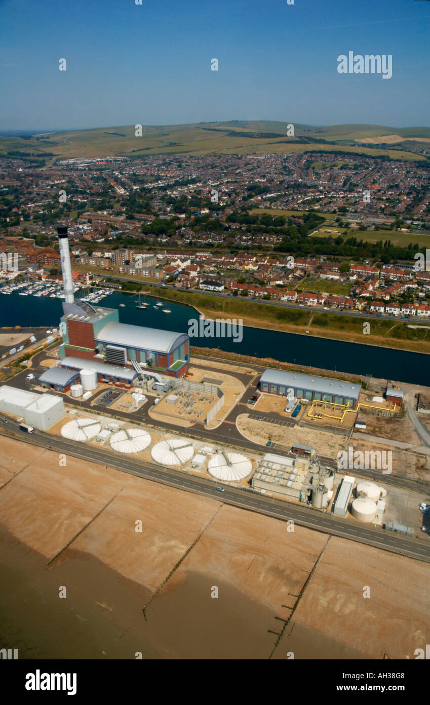 Aerial View , Shoreham Power Station Stock Photo - Alamy
