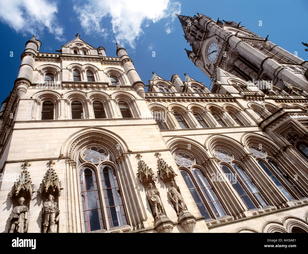Town Hall Albert Square Stock Photo - Alamy