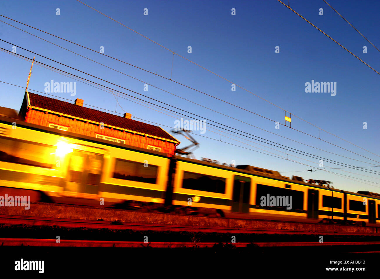 Ogna railway station Stock Photo - Alamy