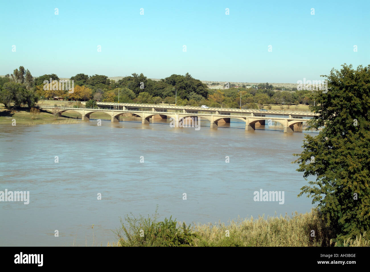 The Orange River at Upington in Northern Cape South Africa RSA Stock ...