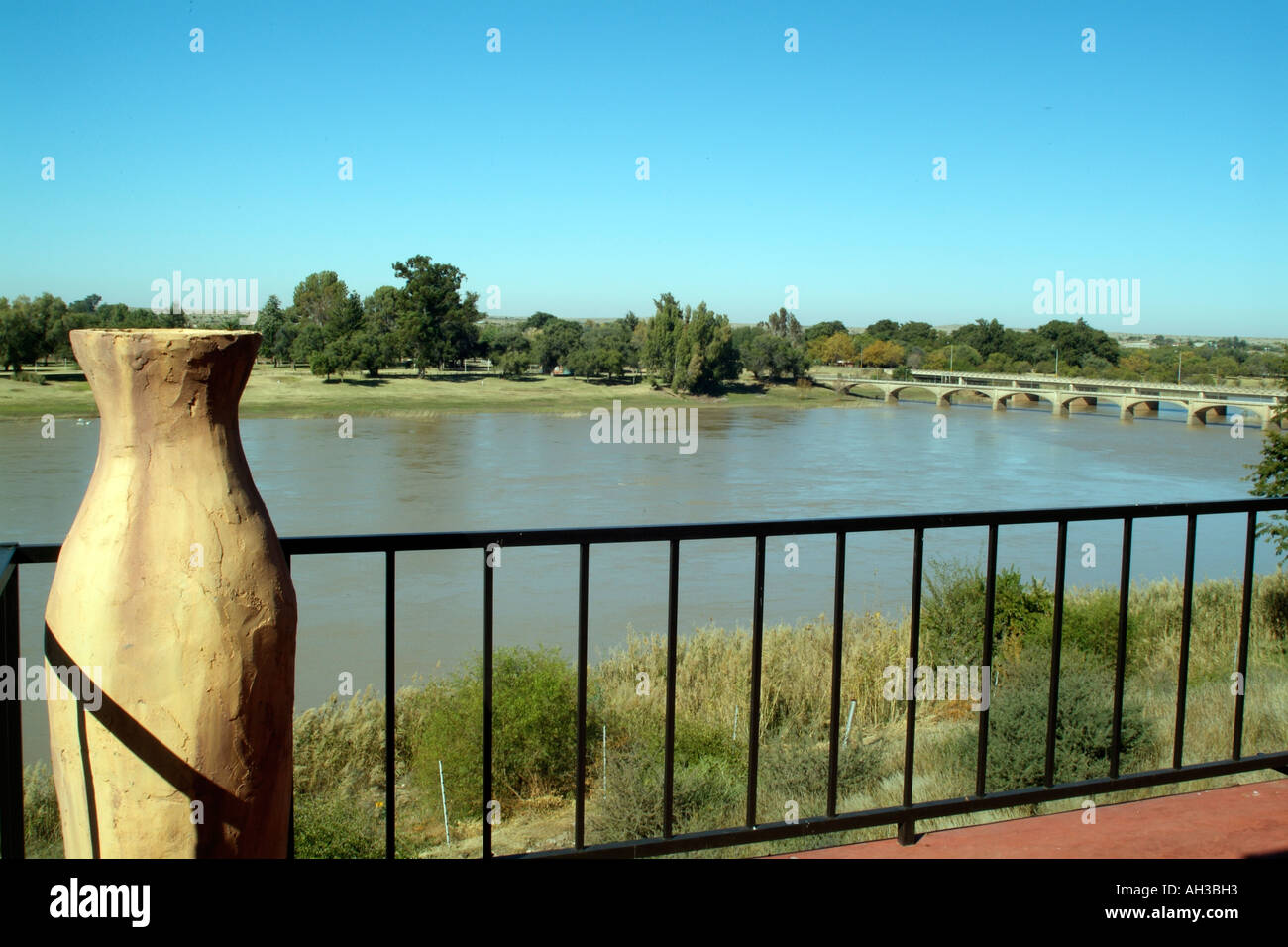 The Orange River at Upington in the Northern Cape South Africa RSA ...