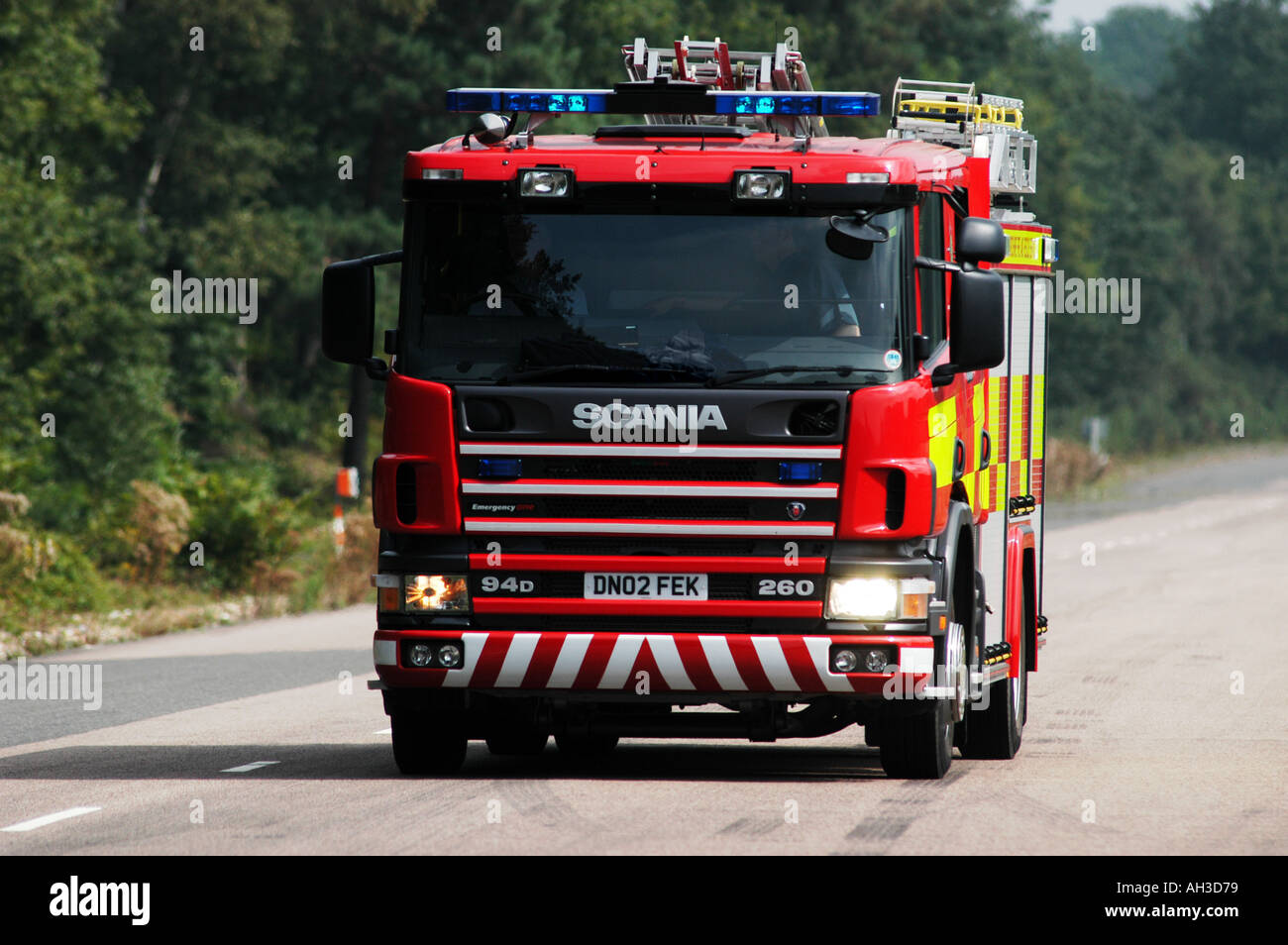Dennis fire engine 2002 Stock Photo - Alamy