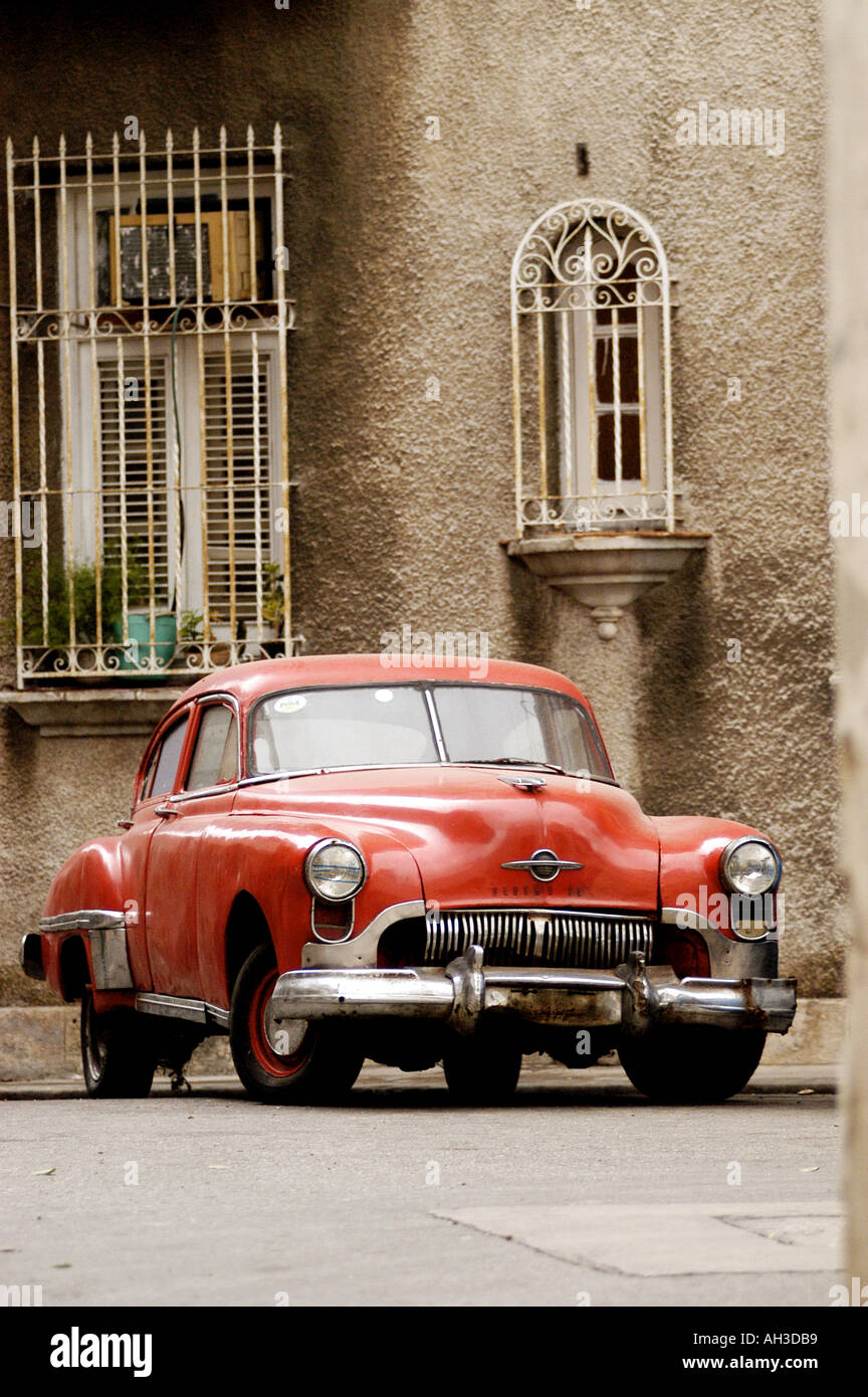 cars Cuba Havana, 1950s american street scenes Stock Photo - Alamy