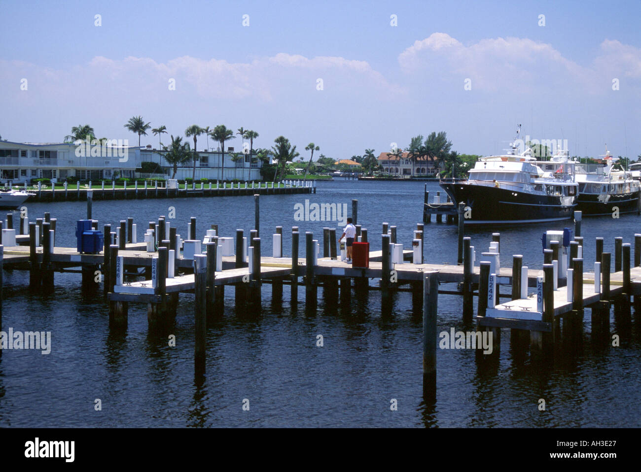 Port at Fort Lauderdale Florida Stock Photo - Alamy