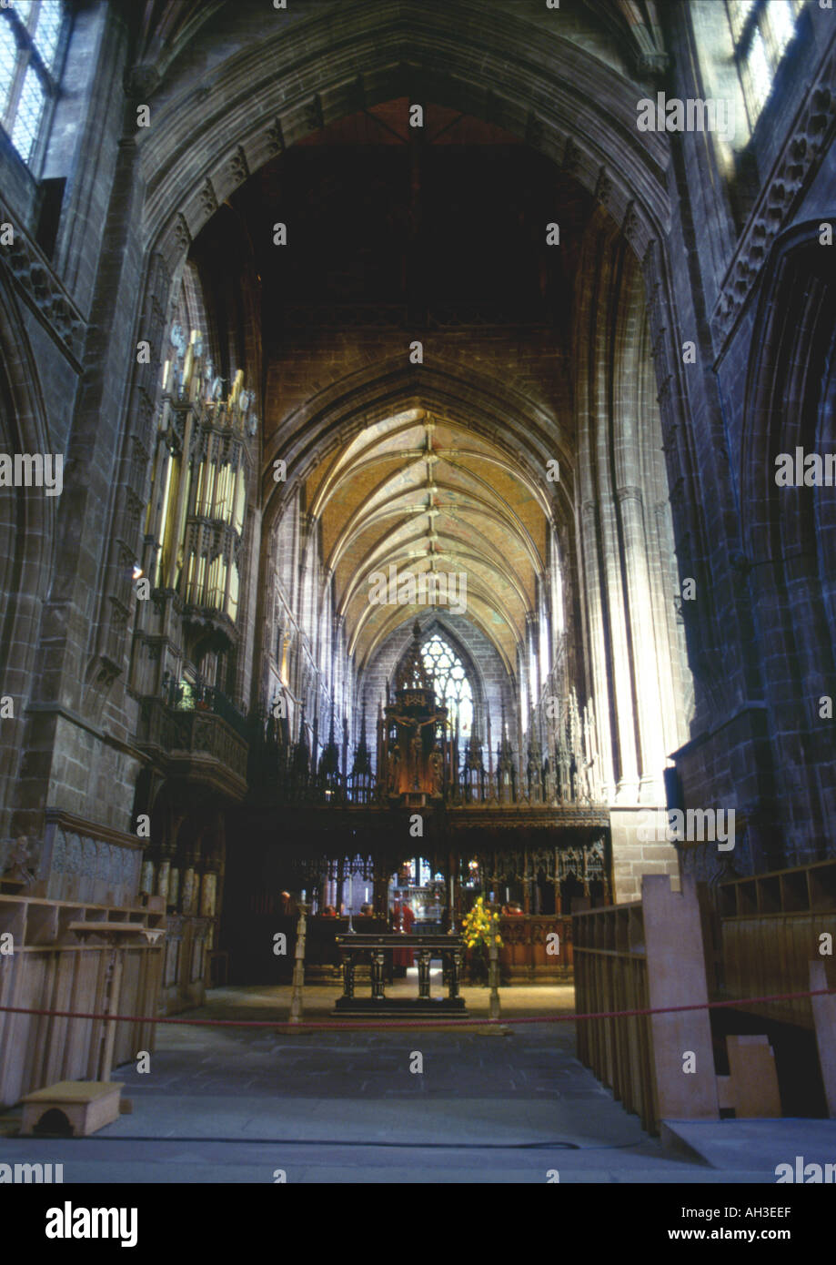 Chester Cathedral St Werburghs Chester England UK Europe Stock Photo ...