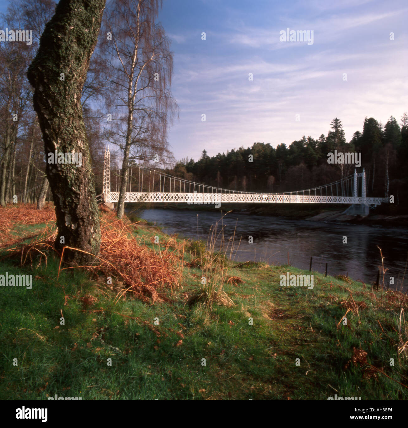 Cambus O May Suspension Bridge built in 1905 Royal Deeside Near ...