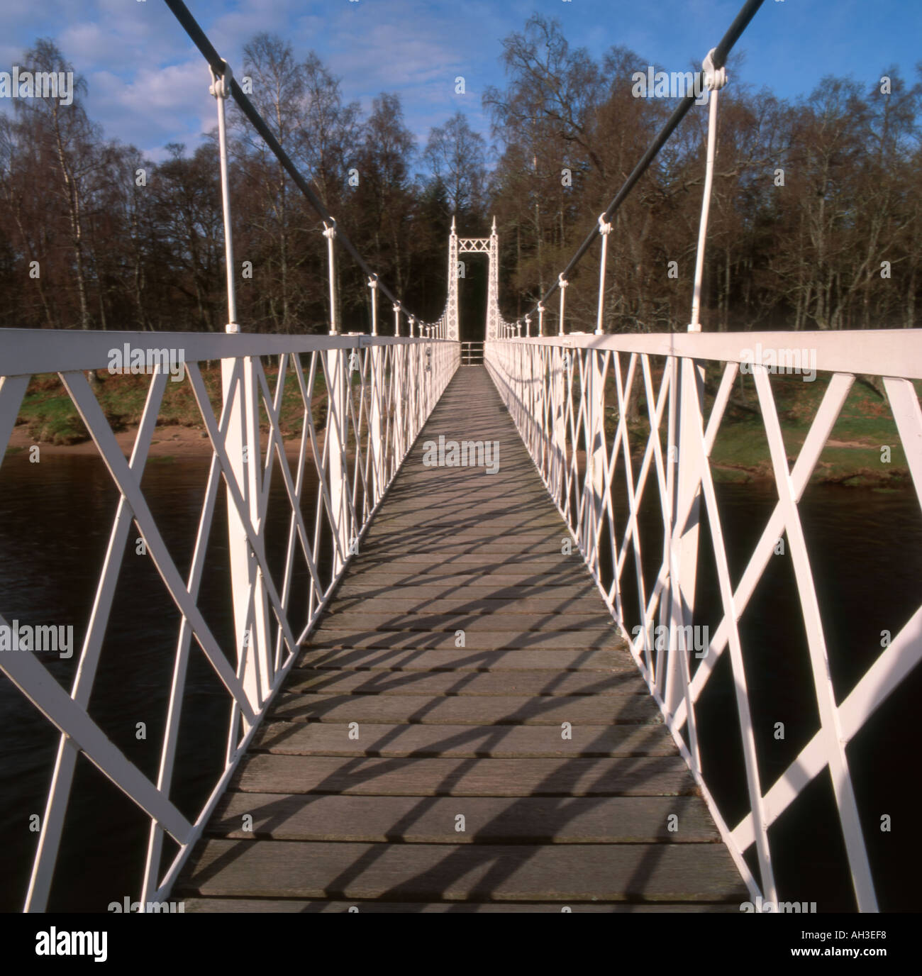 Cambus O May Suspension Bridge built in 1905 Royal Deeside Near ...