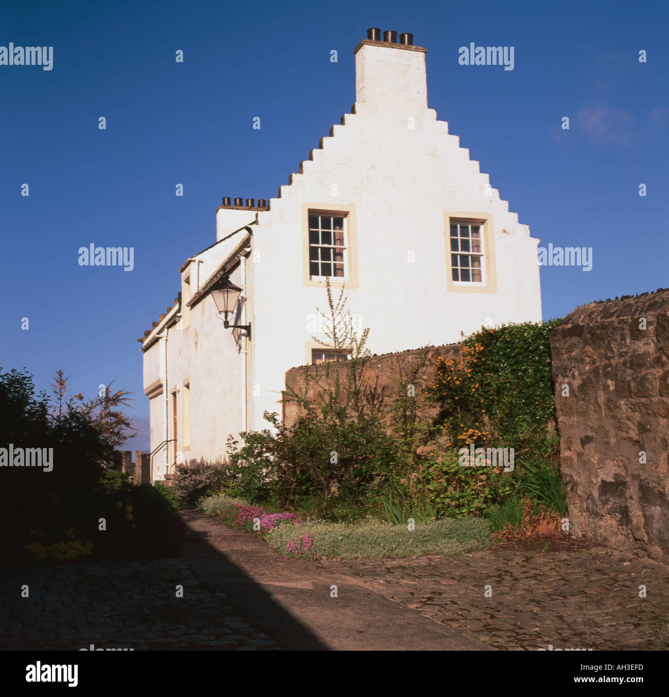 Typical House Dysart Fife Scotland Stock Photo - Alamy