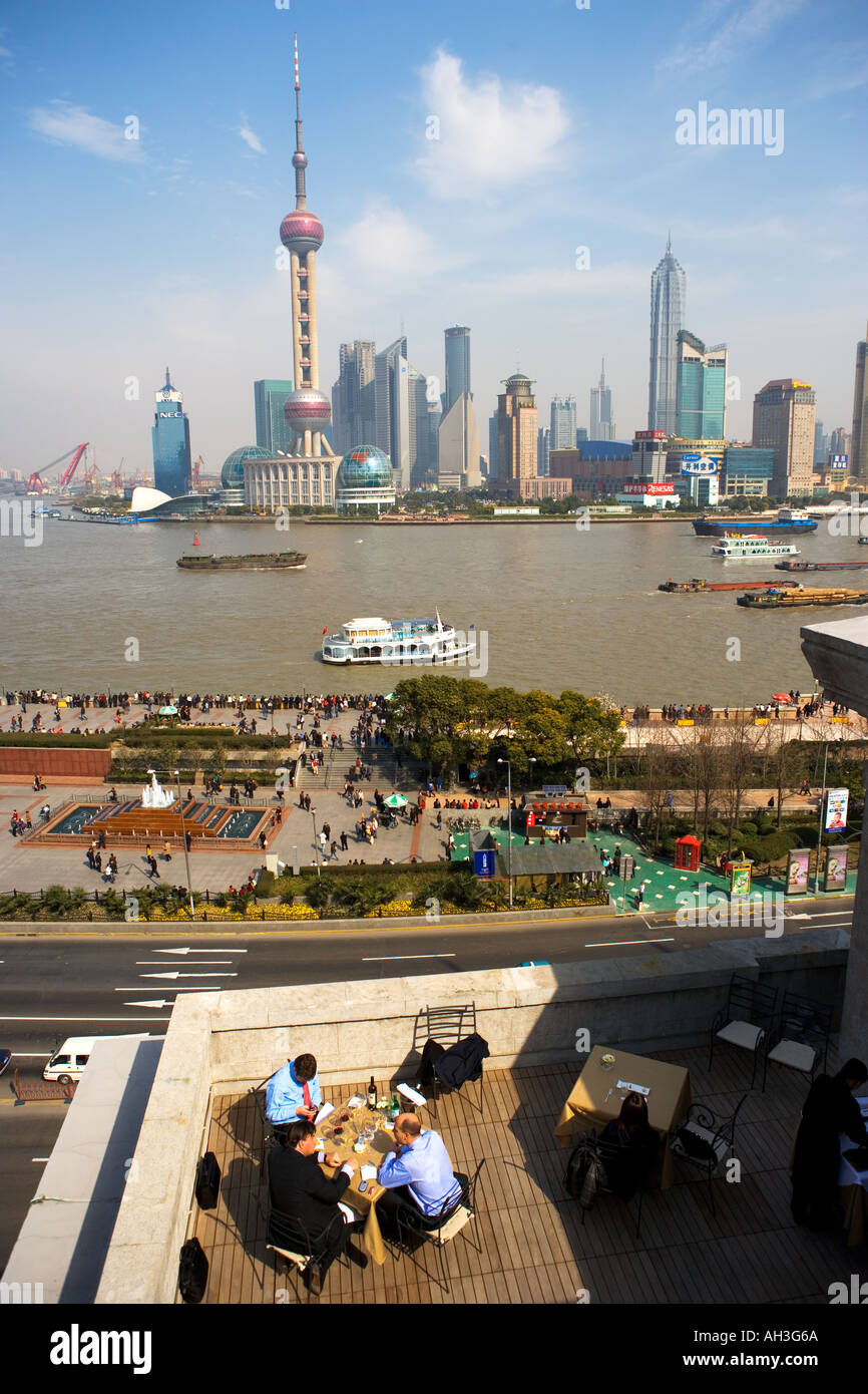 Shanghai Skyline Pudong Area China Stock Photo - Alamy