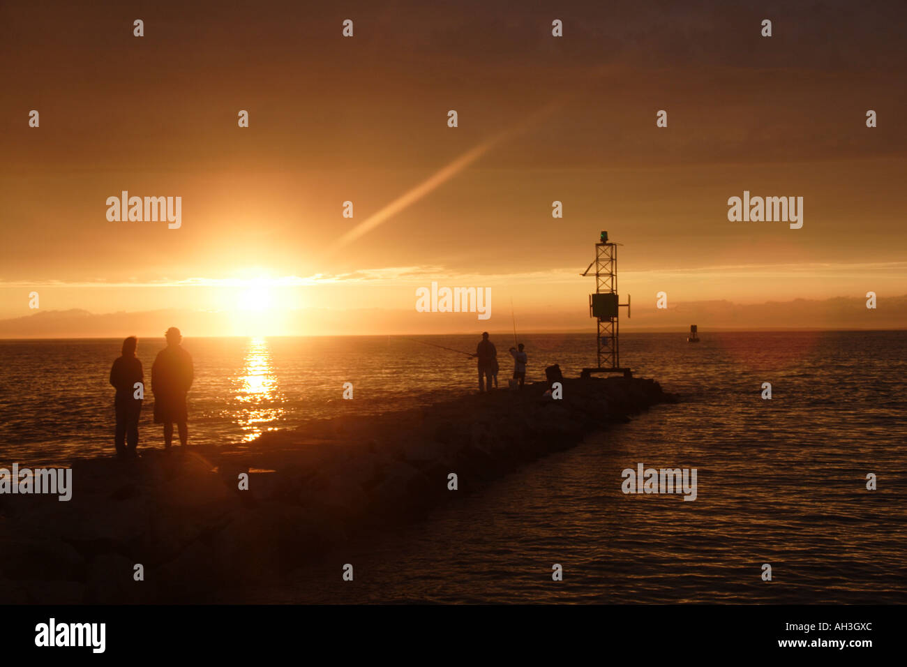 Sunset at Menemsha on Martha's Vineyard Stock Photo - Alamy