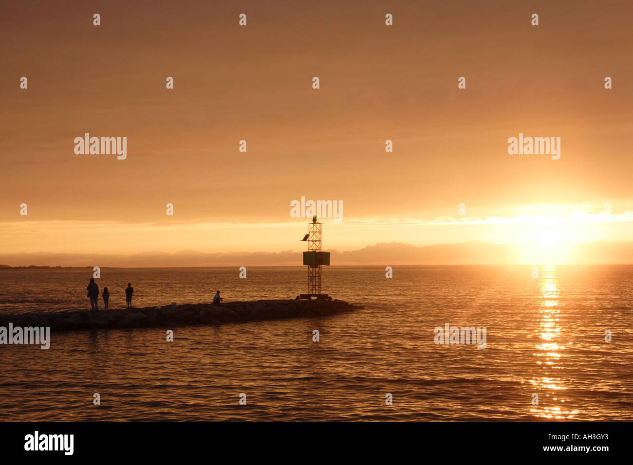 Sunset at Menemsha on Martha's Vineyard Stock Photo - Alamy