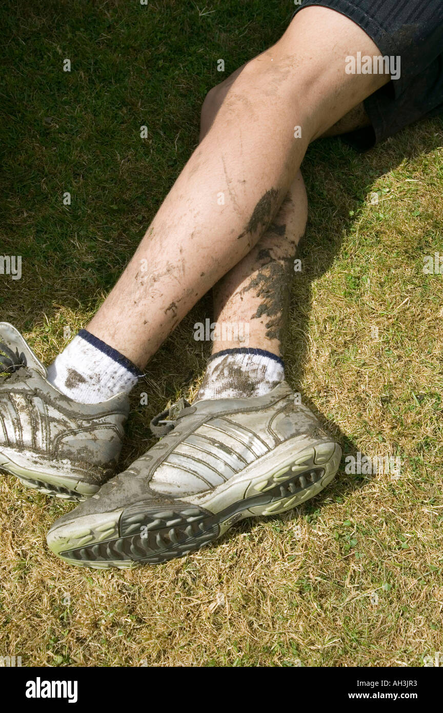 a fell runner collapsed at the end of a race at Ambleside Sports, Lake ...