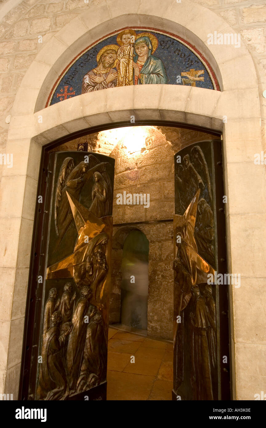 decorated doors Church of the Nativity birth place of Jesus Christ ...