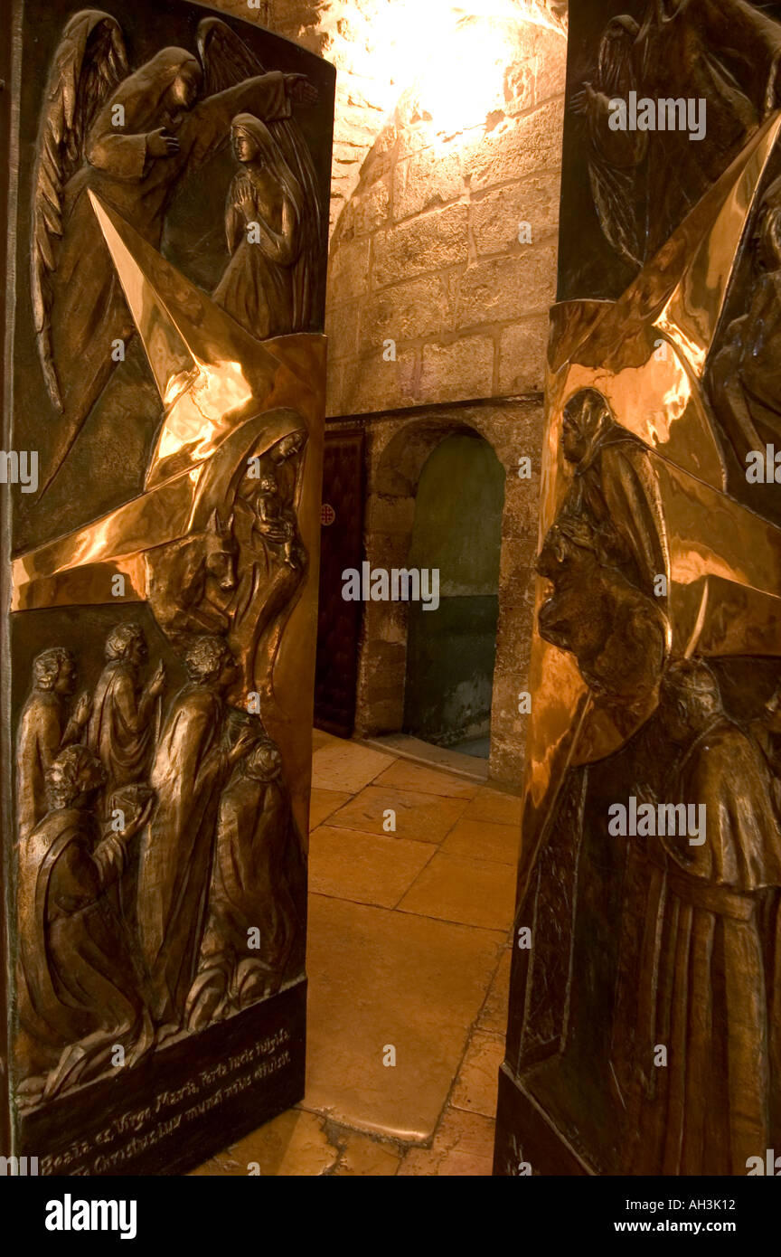 decorated doors Church of the Nativity birth place of Jesus Christ ...