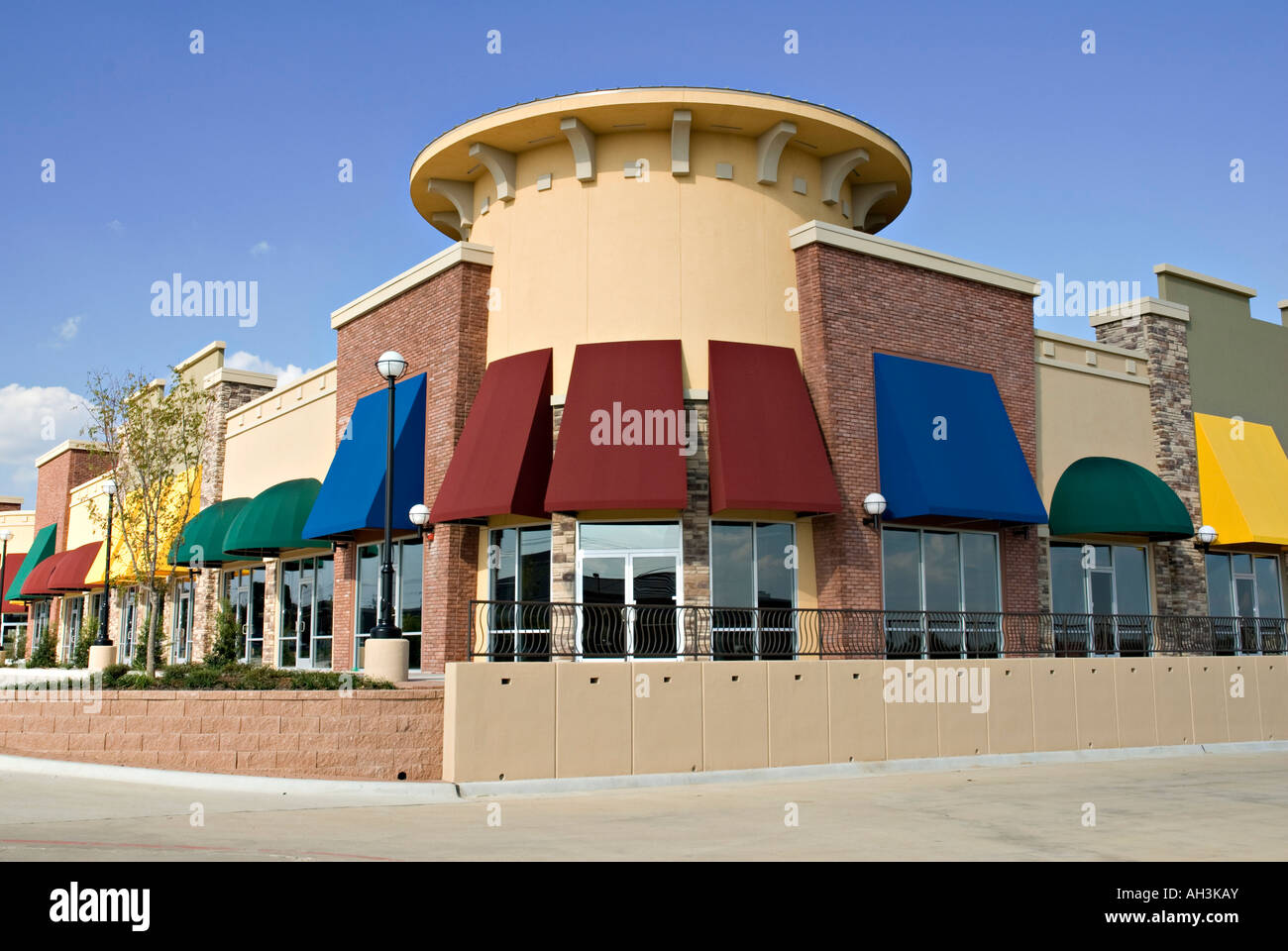 New retail shopping center Stock Photo - Alamy