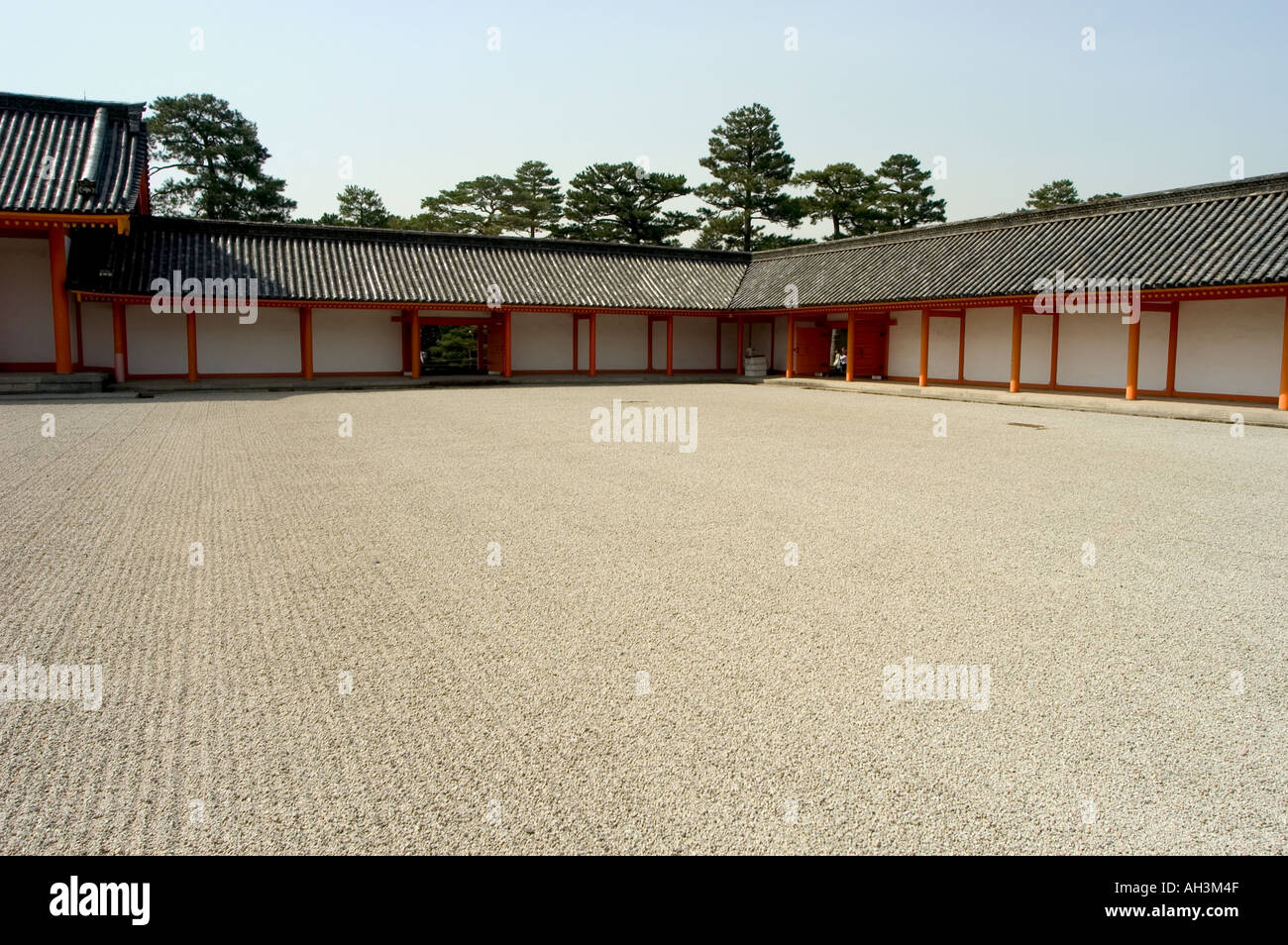 Imperial Palace grounds Kyoto city Honshu island Japan Stock Photo - Alamy