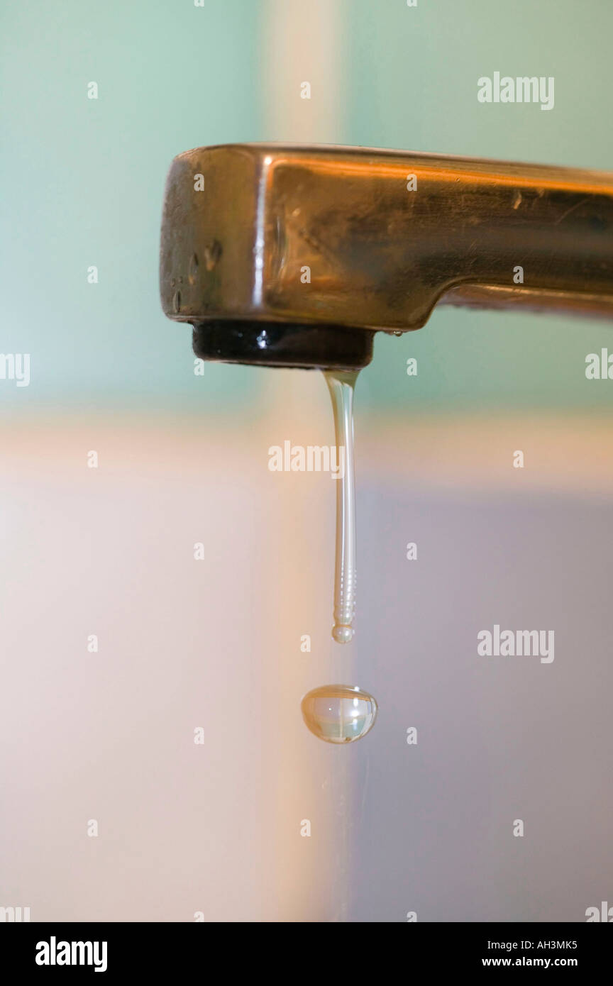 a dripping tap Stock Photo - Alamy