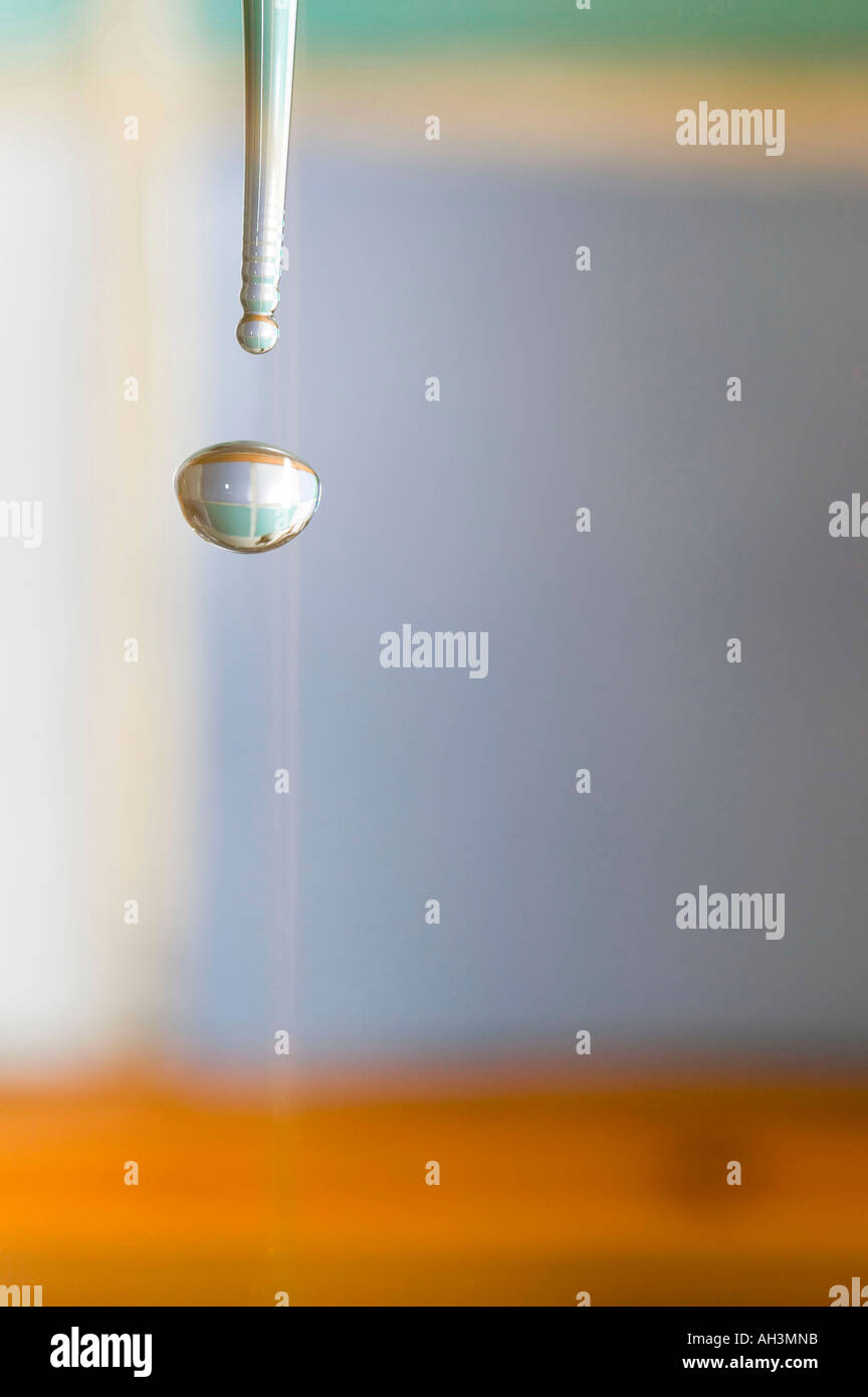 a water droplet frozen in motion Stock Photo - Alamy