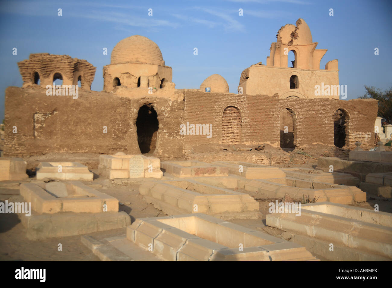 Fatimid cemetery, Mausoleum of XI-XII c., Aswan, Egypt Stock Photo - Alamy