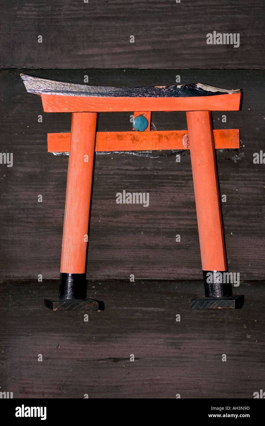 small torii gate Gion district Kyoto city Honshu Japan Stock Photo - Alamy