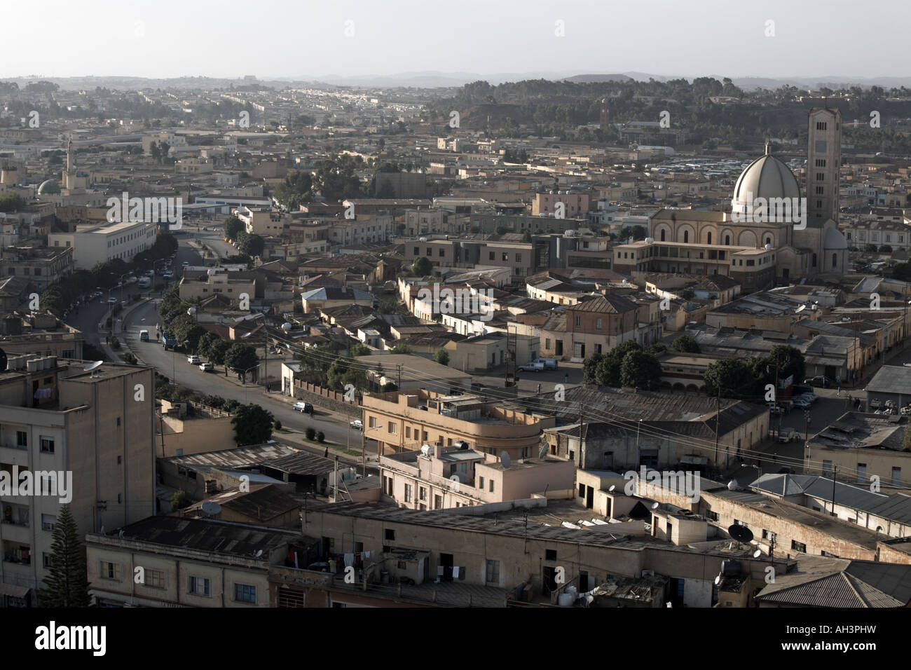 Overlooking the capital city of Asmara, Eritrea, Africa Stock Photo - Alamy