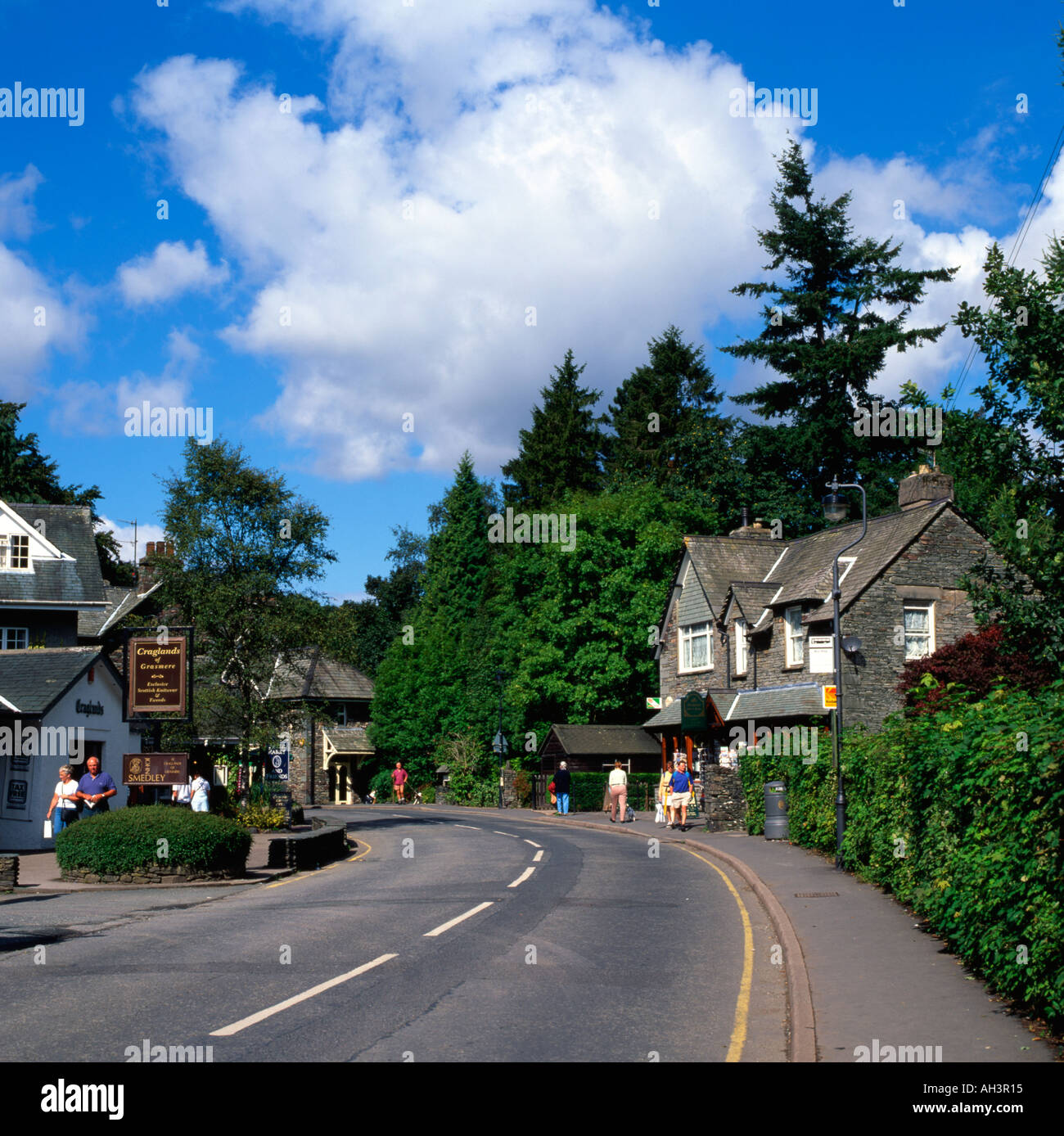 The picturesque village of Grasmere Cumbria Stock Photo - Alamy