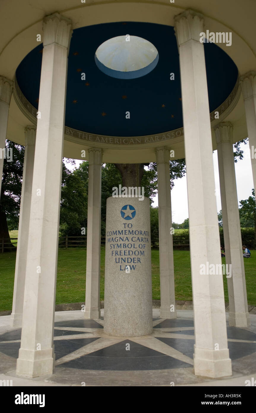 The memorial at Runnymede, England Stock Photo - Alamy