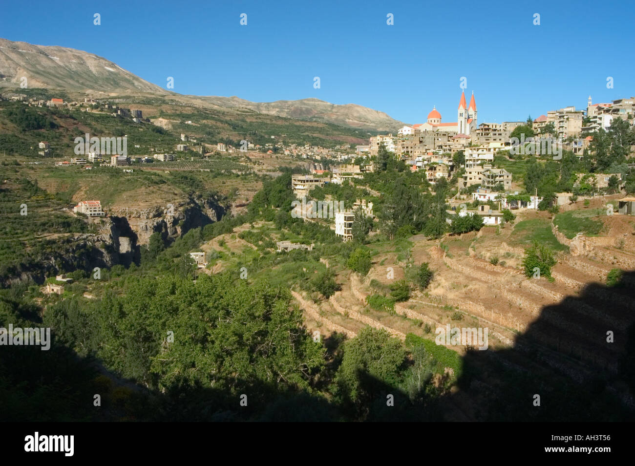 st saba church Bcharre Lebanon Middle East Stock Photo - Alamy