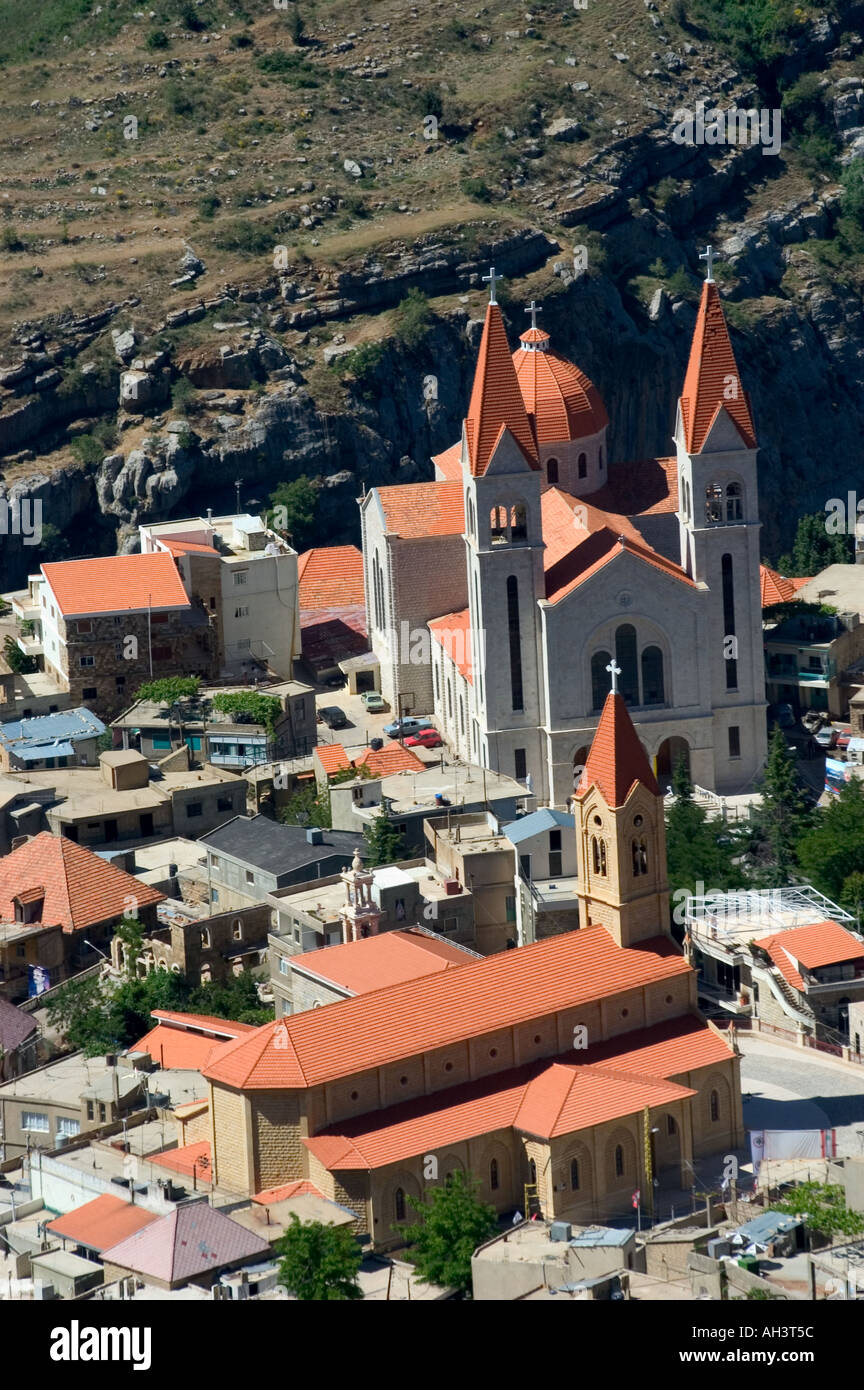 st saba church qadisha valley Bcharre Lebanon Middle East Stock Photo ...