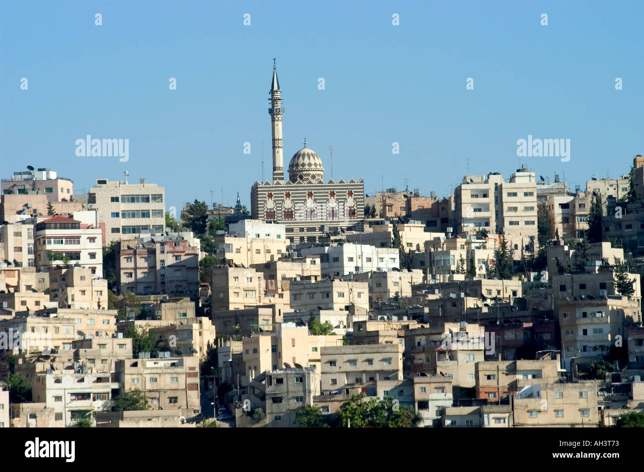 city mosque in downtown Amman Amman Jordan Middle East Stock Photo - Alamy