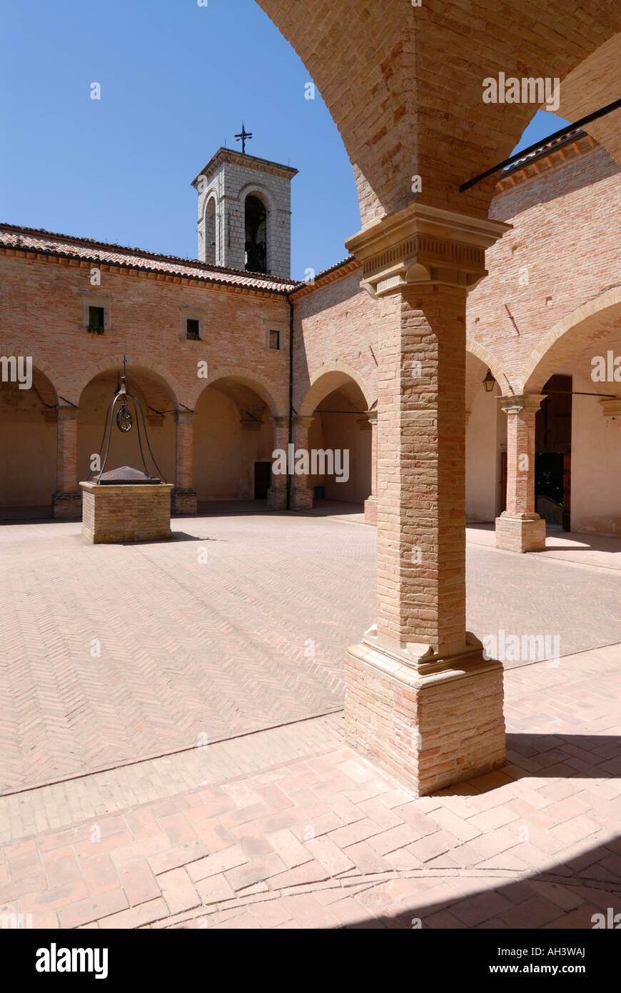 Gubbio Umbria Italy Cloister of the Basilica of Sant Ubaldo Basilica di ...