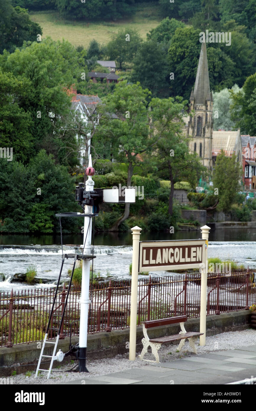 Heritage railway sign llangollen hi-res stock photography and images ...