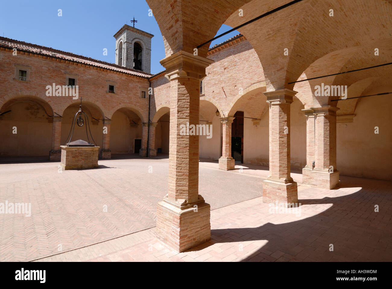 Gubbio Umbria Italy Cloister of the Basilica of Sant Ubaldo Basilica di ...