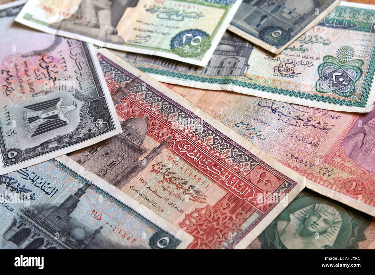 Old Egyptian Currency Stock Photo - Alamy