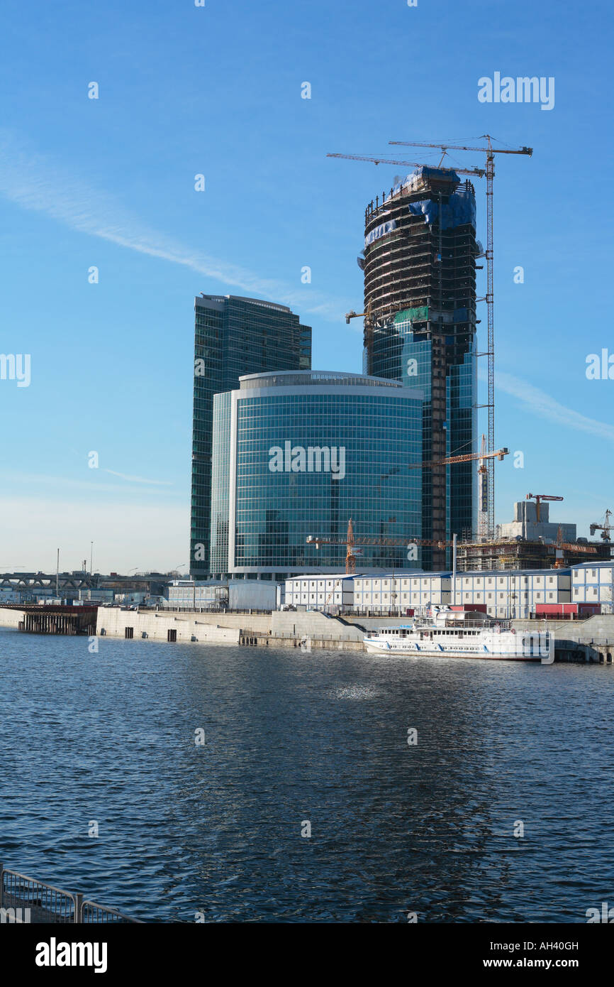 Construction of office building, Moscow, Russia Stock Photo - Alamy
