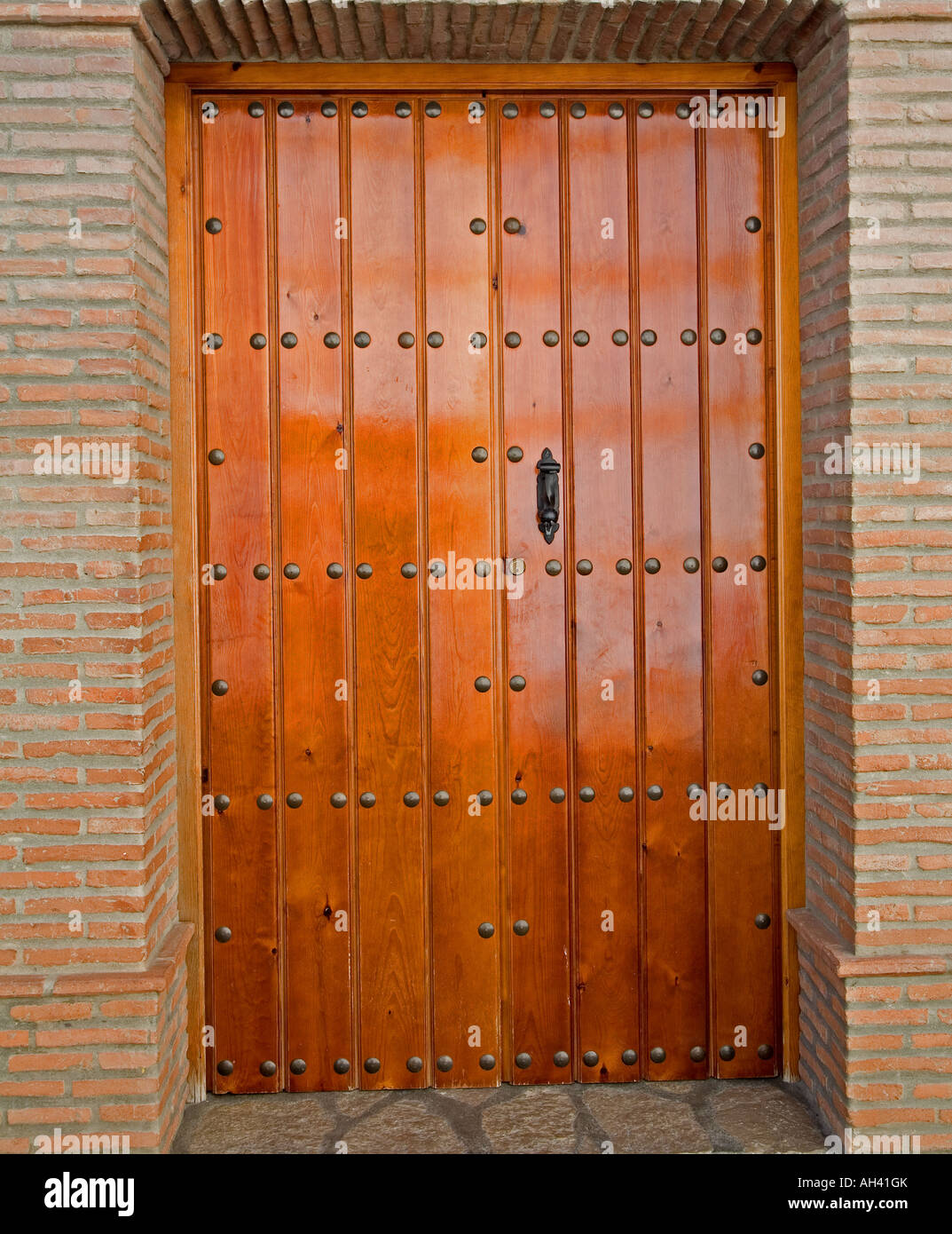 Typical Spanish front door in the village of Mijas Stock Photo - Alamy