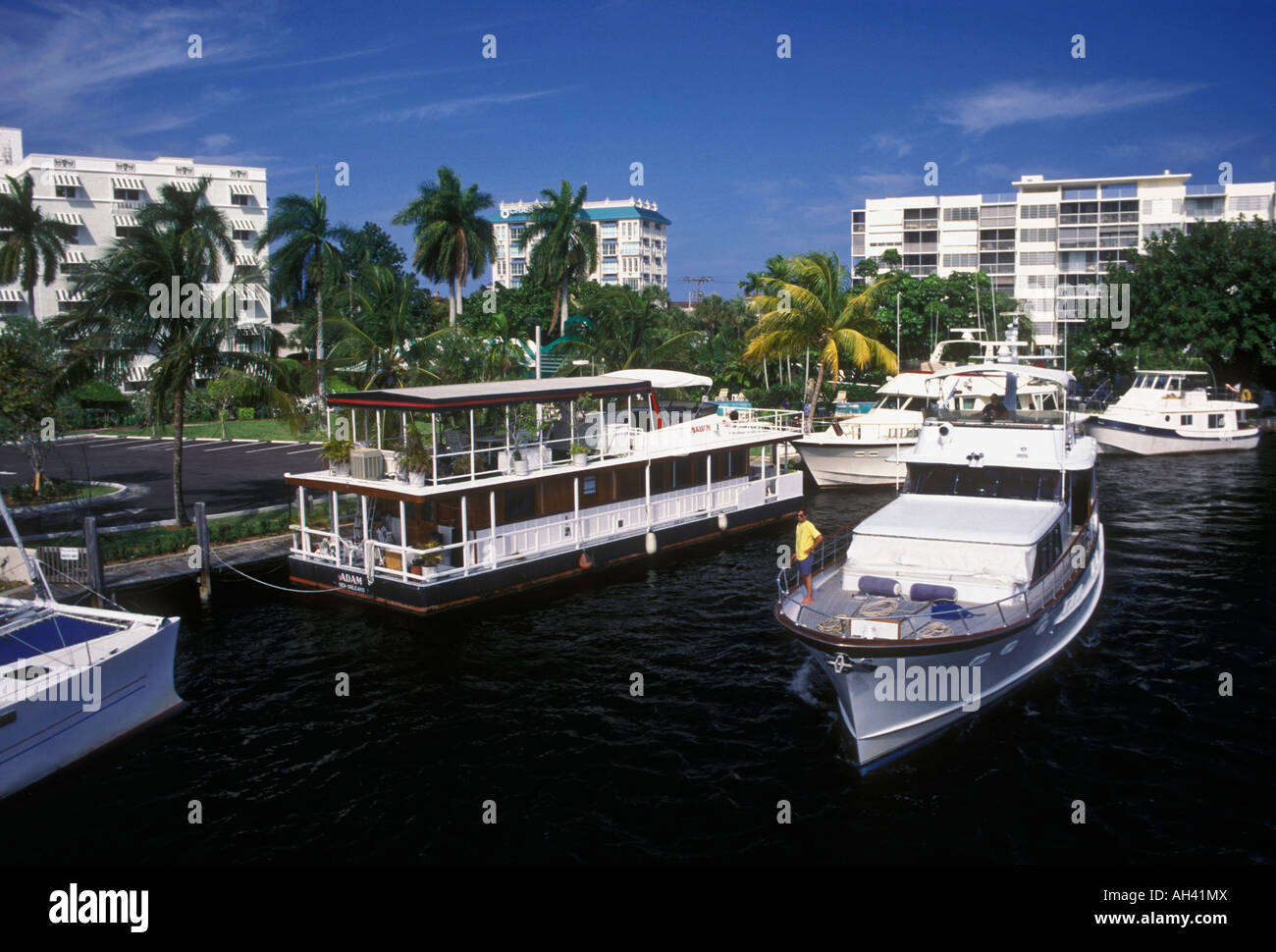 Intracoastal Waterway, city, Fort Lauderdale, Florida, United States ...