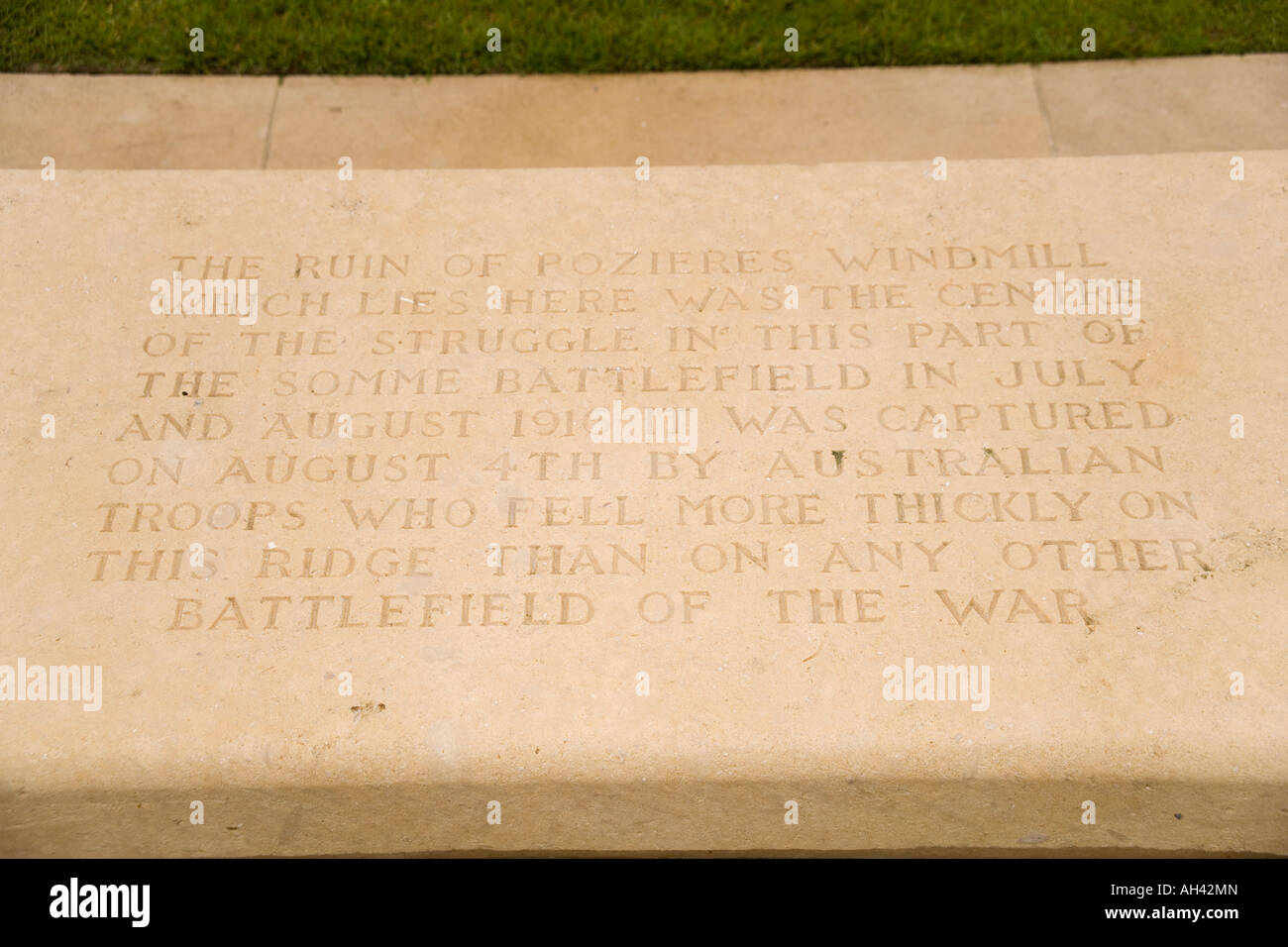 Pozieres windmill australian memorial hi-res stock photography and ...