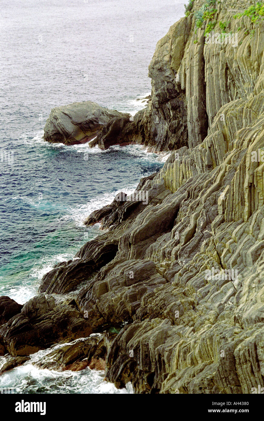 Coastline near Cinque Terra Santa Margherita Ligure Italian Riviera ...