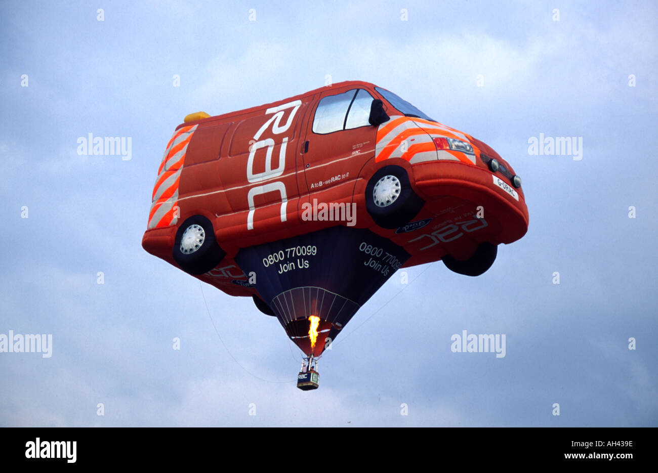 Rac van hot air balloon hi-res stock photography and images - Alamy