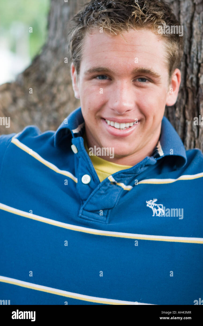 Teen Male Model Stock Photo - Alamy