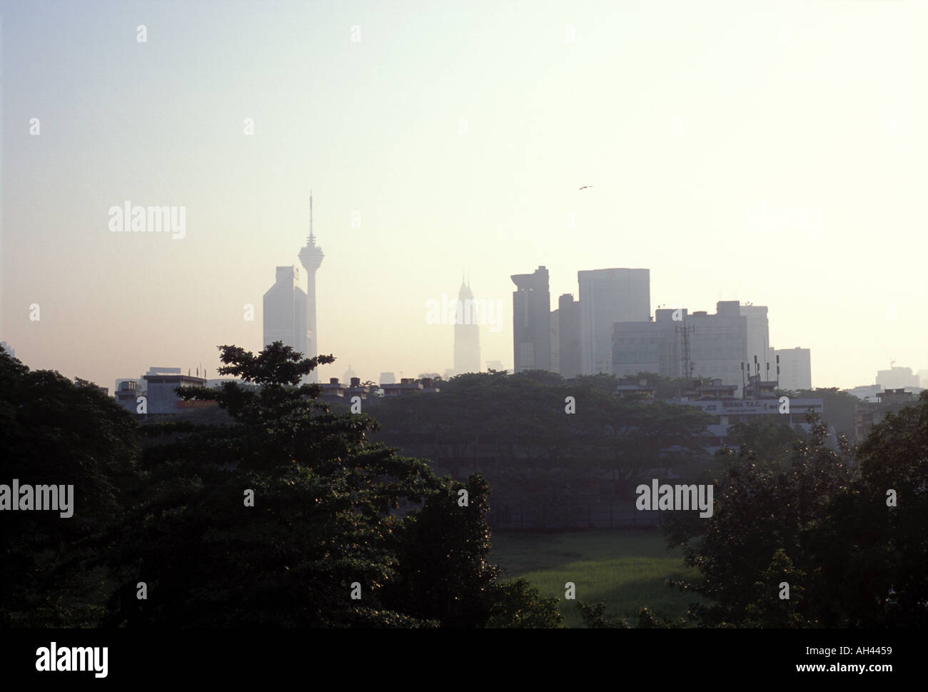 Kuala Lumpur city landscape dusk dawn Stock Photo - Alamy