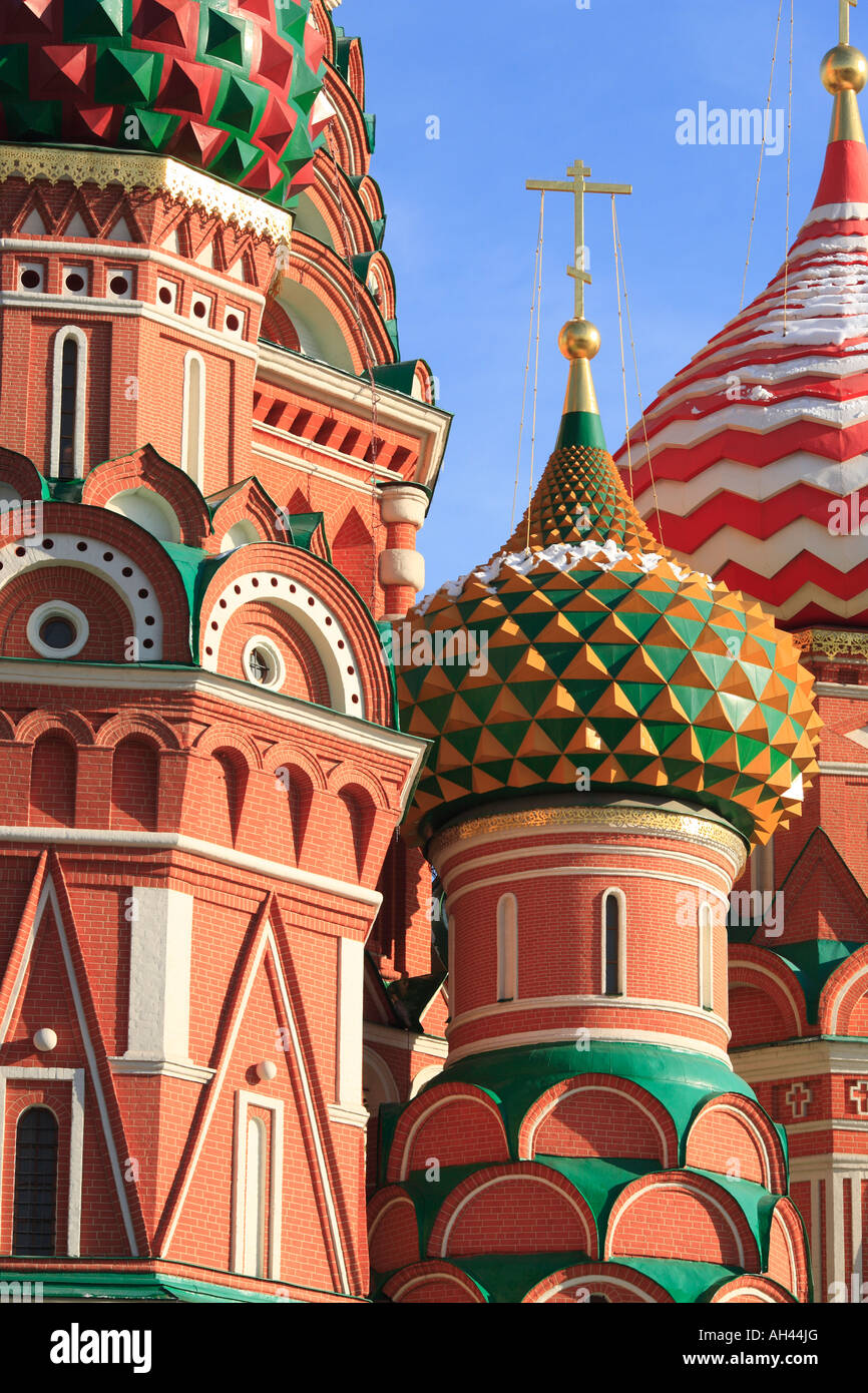 Church architecture, St. Basil's cathedral (16th century), Kremlin, Red ...