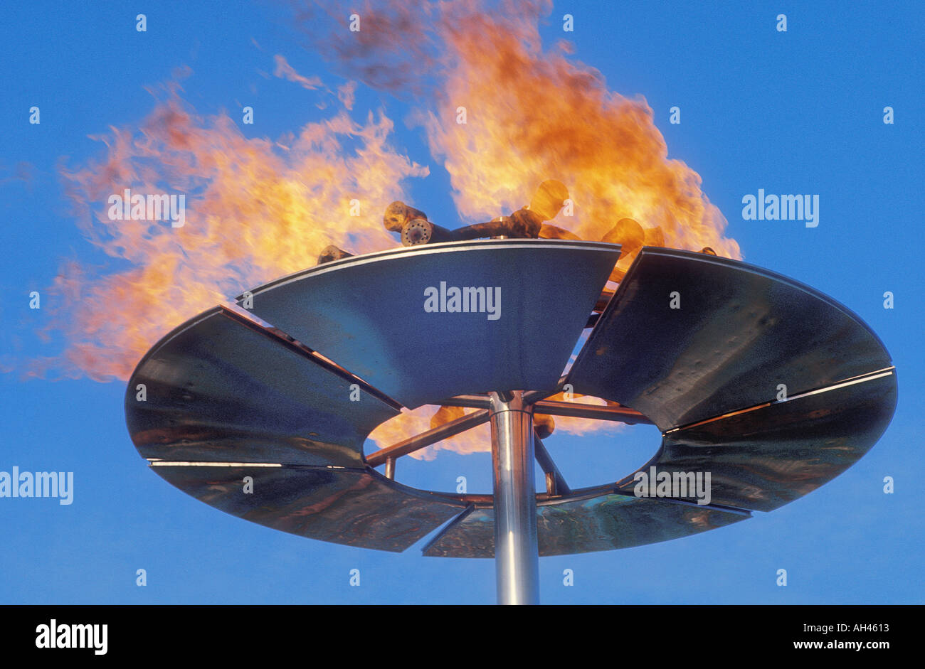 The Olympic Torch at The Olympic Games Stadium Munich Germany ...