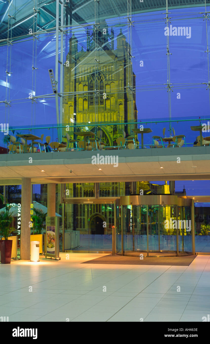 VIEW OF SAINT PETER MANCROFT CHURCH FROM INSIDE THE FORUM MILLENNIUM ...